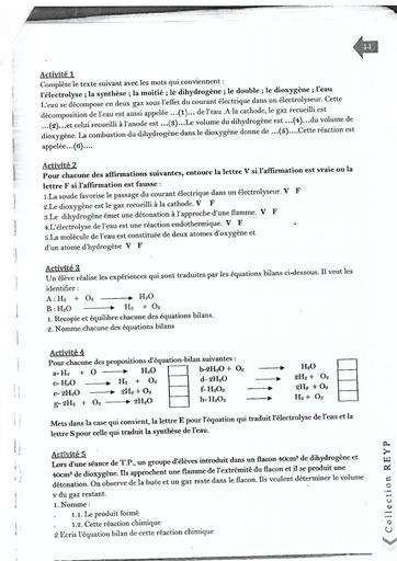 Physique chimie 3 Exercice 05 Mai page 2 By Tehua pdf