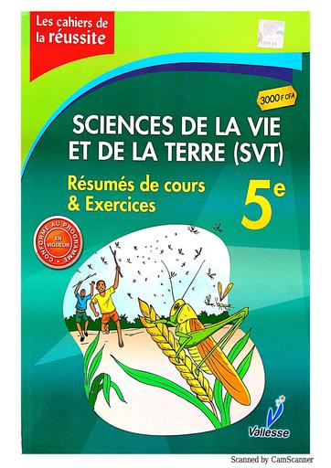 Cahier d'habileté Vallesse SVT 5ème